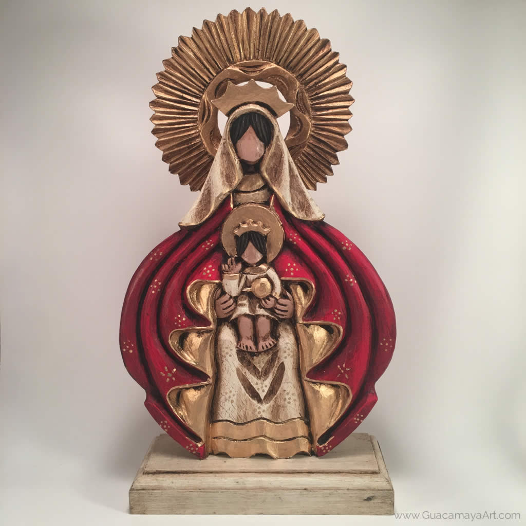 Our Lady of Coromoto Sculpture - Virgen de Coromoto Escultura ...