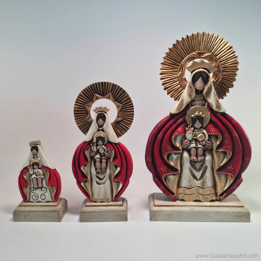 Our Lady of Coromoto Sculpture - Virgen de Coromoto Escultura ...